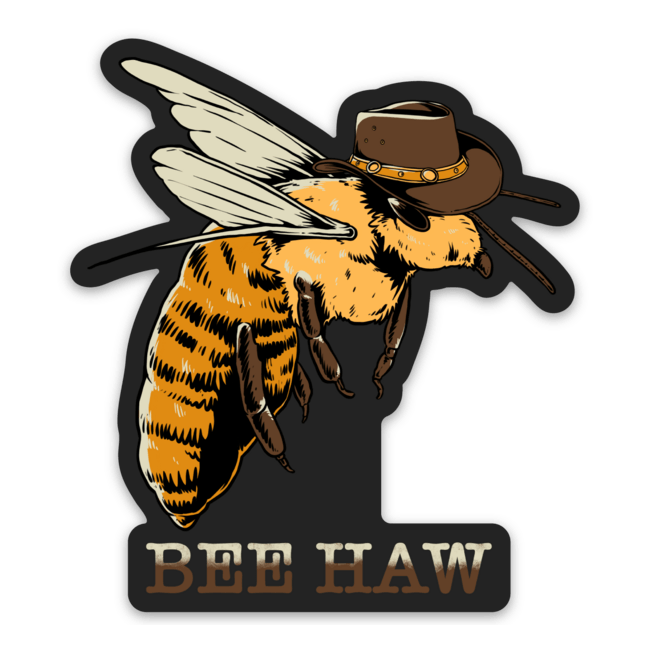 Bee Haw - Sticker – Loving WV
