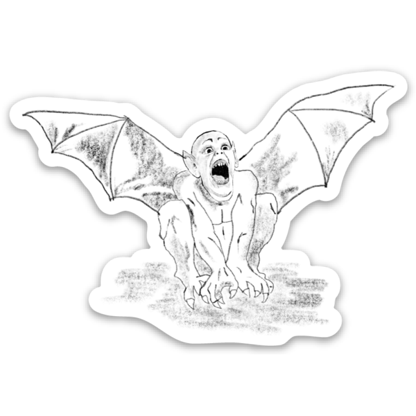 Bat Boy Sticker – Loving WV